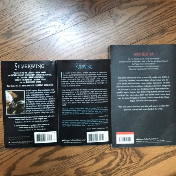 Other | Book Set Silverwing Sunwing Firewing | Poshmark